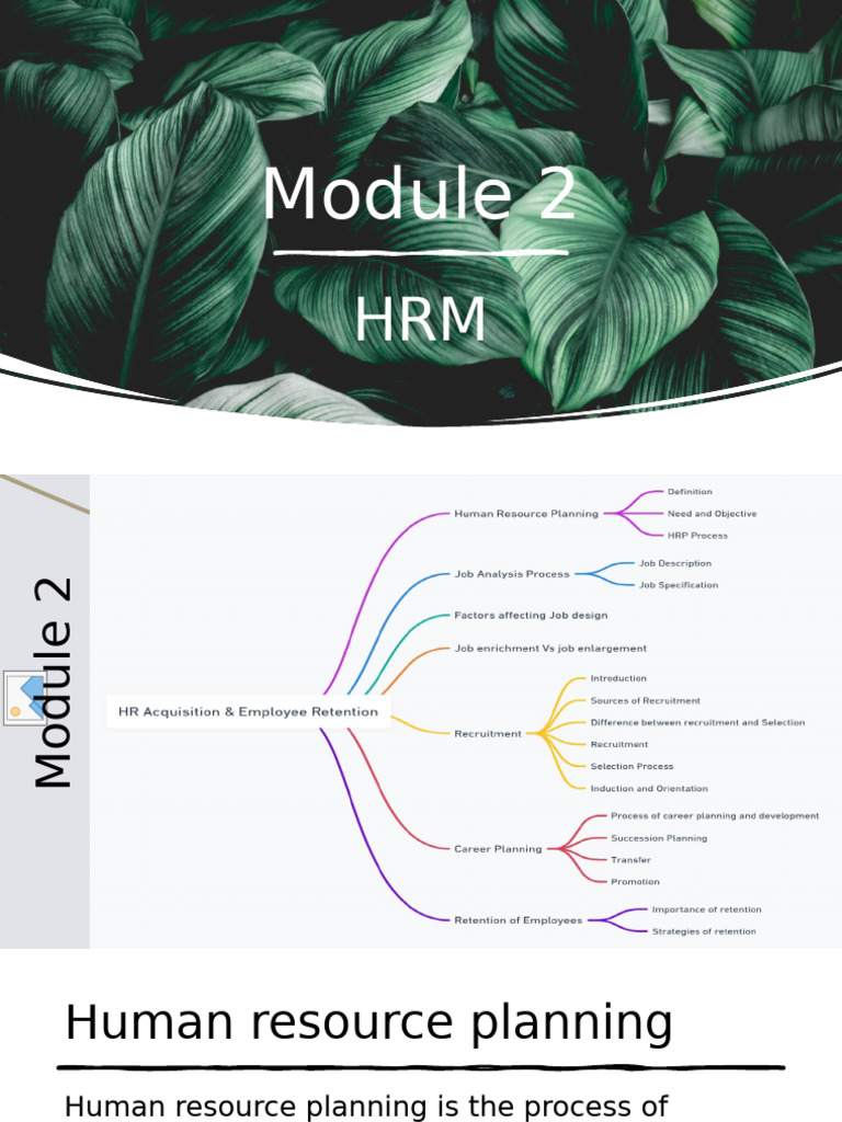 Human Resource Mangement M2 | PDF | Employee Retention | Human Resource ...