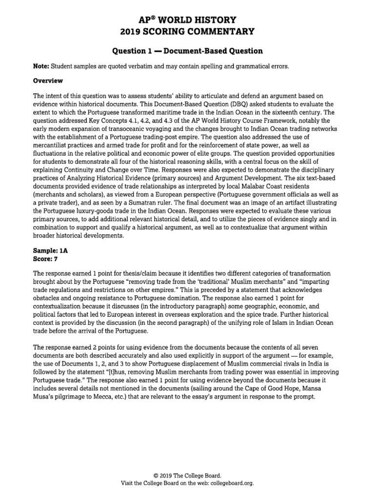 Sample 1a Commentary Pdf