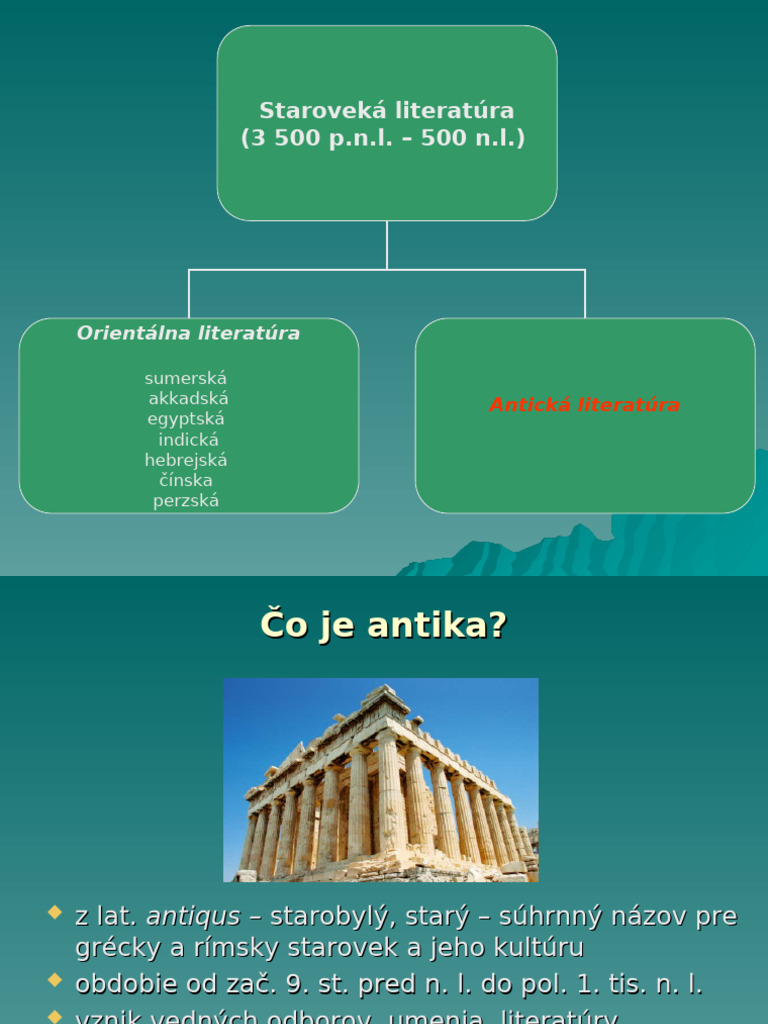 Anticka Grecka Literatura-2 | PDF