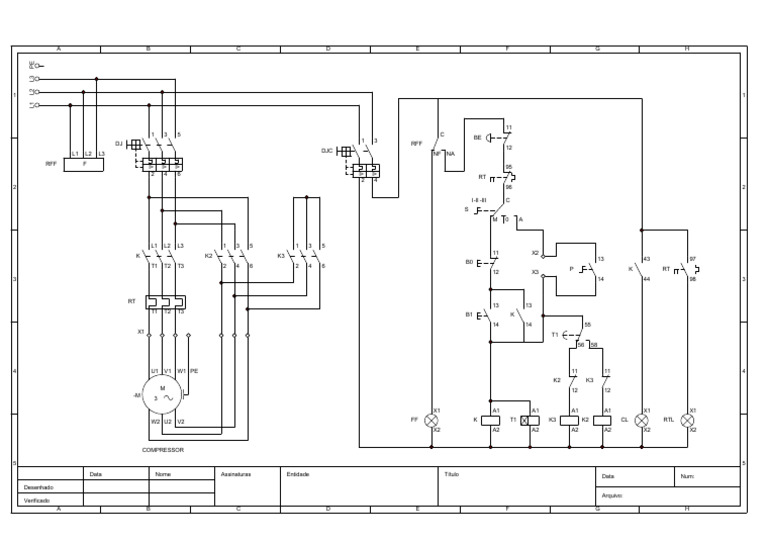 Comando para Compressor Partida Estrela Triângulo | PDF