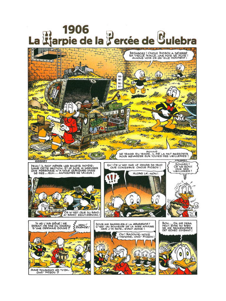 La Jeunesse de Picsou - Episode 10.1 - 1906 - La Harpe de La Percée de Culebra | PDF