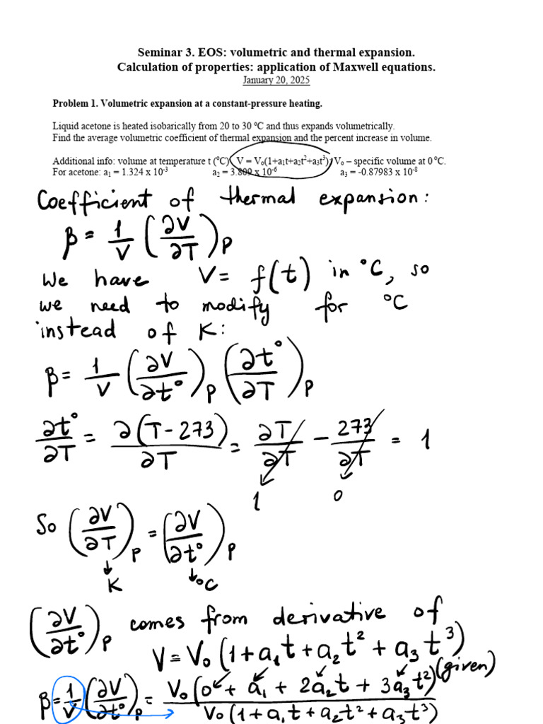 S03-343-W25-solutions | PDF | Thermal Expansion | Applied And ...