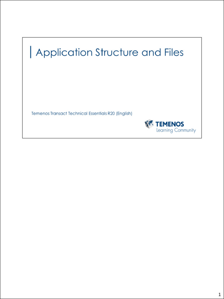 Lesson 3 Application Structures and Files | PDF | Computer File | Databases