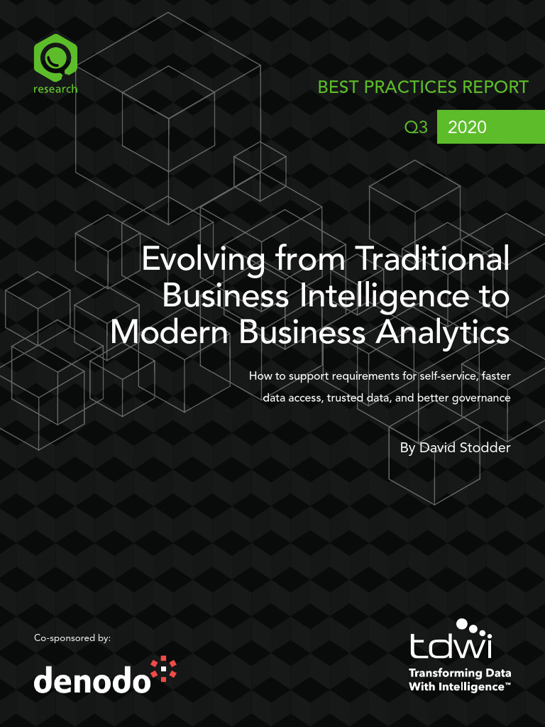 Tdwi Bpreport q320 Cust-Denodo Web 1 | PDF | Business Intelligence | Analytics