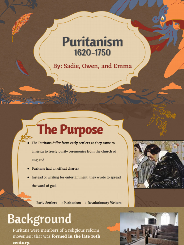 Understanding Puritanism (1620-1750) | PDF