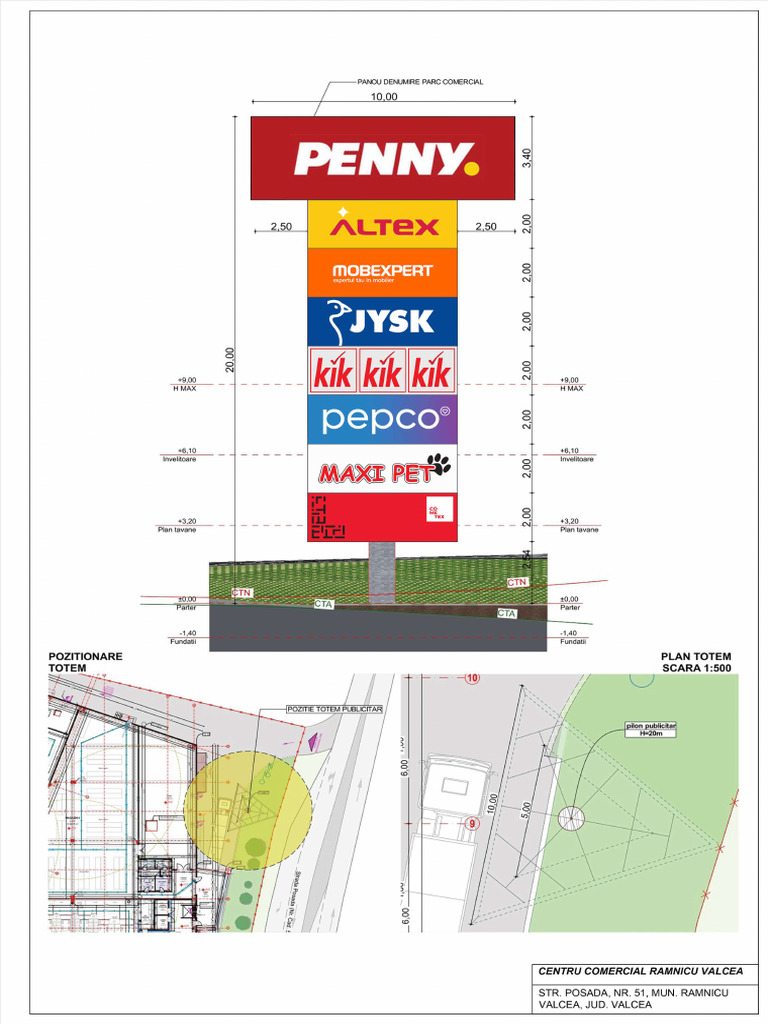 Totem Centru Comercial Ramnicu Valcea | PDF