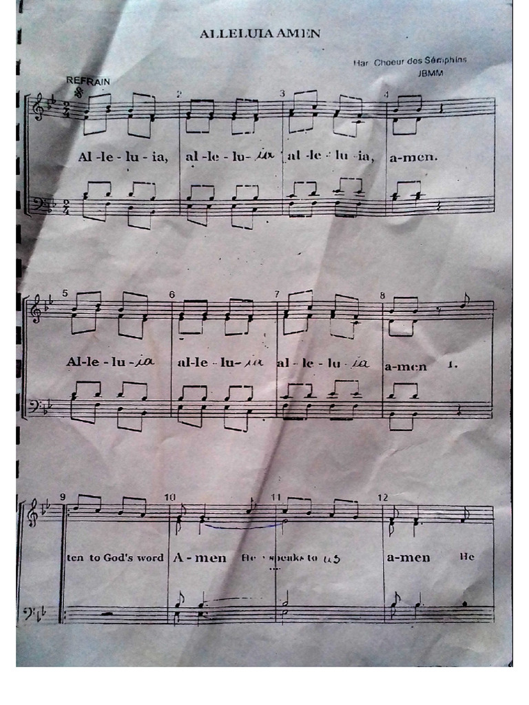 Alleluia Amen Listen | PDF