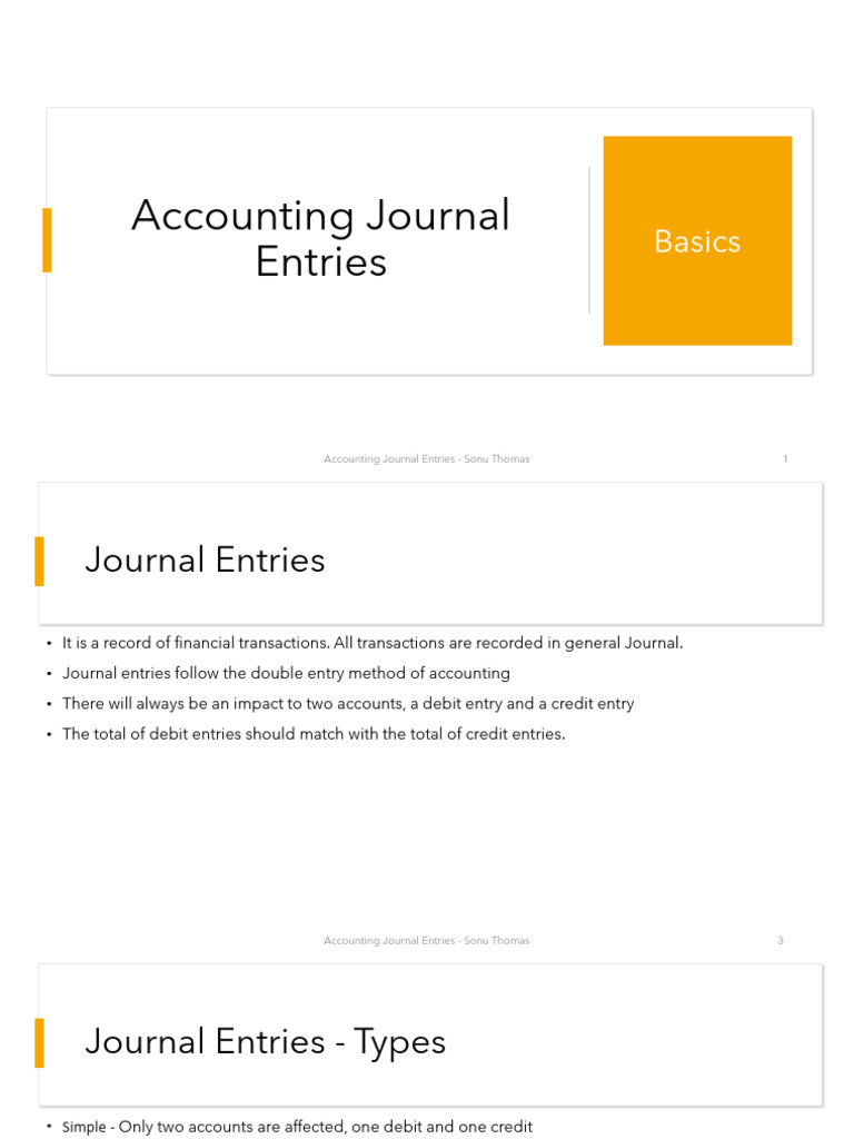 Accounting Journal Entries | PDF | Debits And Credits | Factoring (Finance)