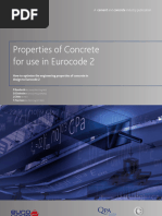 Table of Concrete Design Properties (FCD, FCTM, Ecm, FCTD) - Eurocode 2 ...