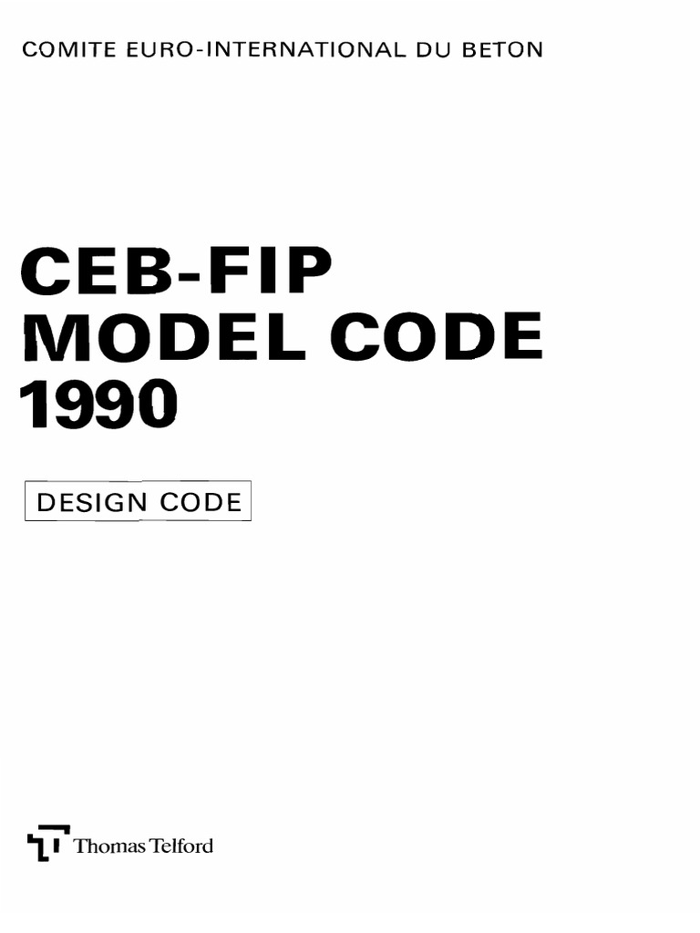 CEB Fip Model Code 1990 | PDF | Prestressed Concrete | Stress (Mechanics)