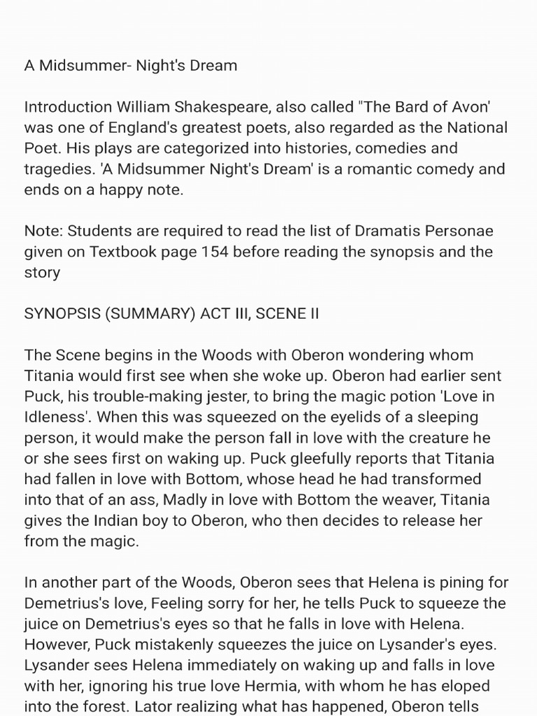 A Midsummer - Night's Dream - 240201 - 130413 | PDF