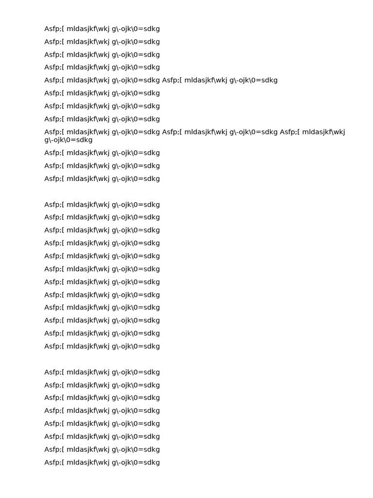 Repeated Text Analysis Document | PDF