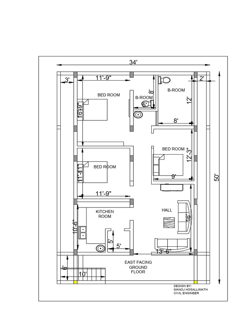 34 X 50 Site Plan | PDF