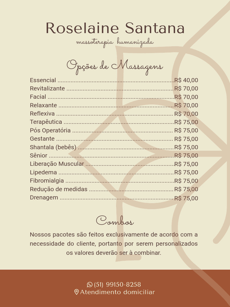 Tabela de Valores para Impressão A4 | PDF