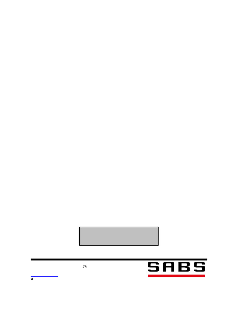 Sabs National Norm 2018 (Ed. 1.00) | PDF | International Organization For Standardization ...