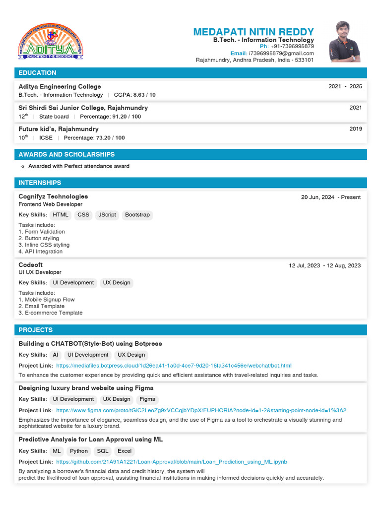 My Resume | PDF | Computing