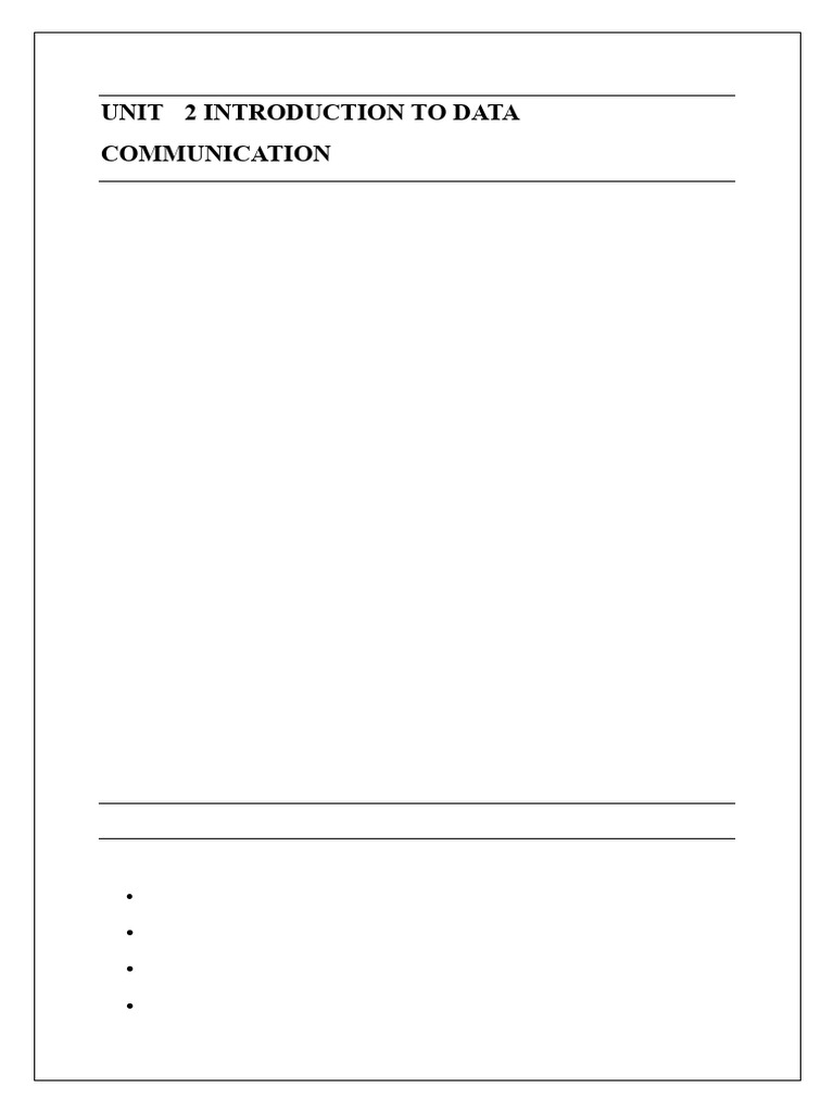 Jamia-BCA-II-Data_communication_and_Computer_Networks_Basics Unit II | PDF | Computer Network ...