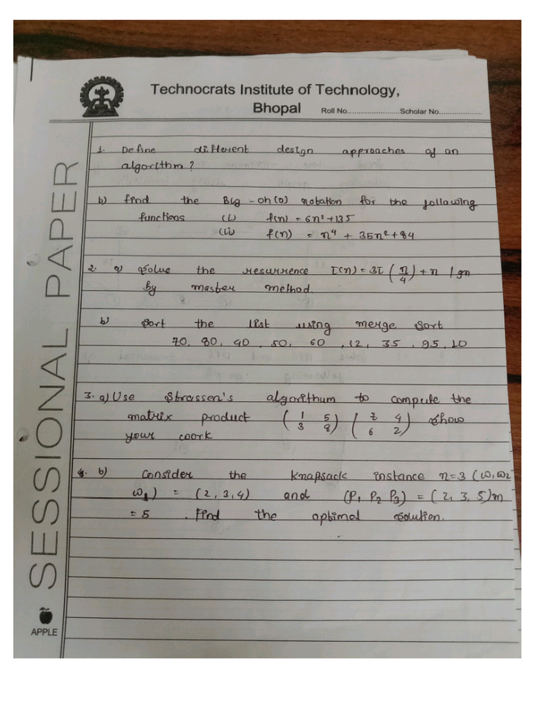 ADA Assignment 4th sem | PDF