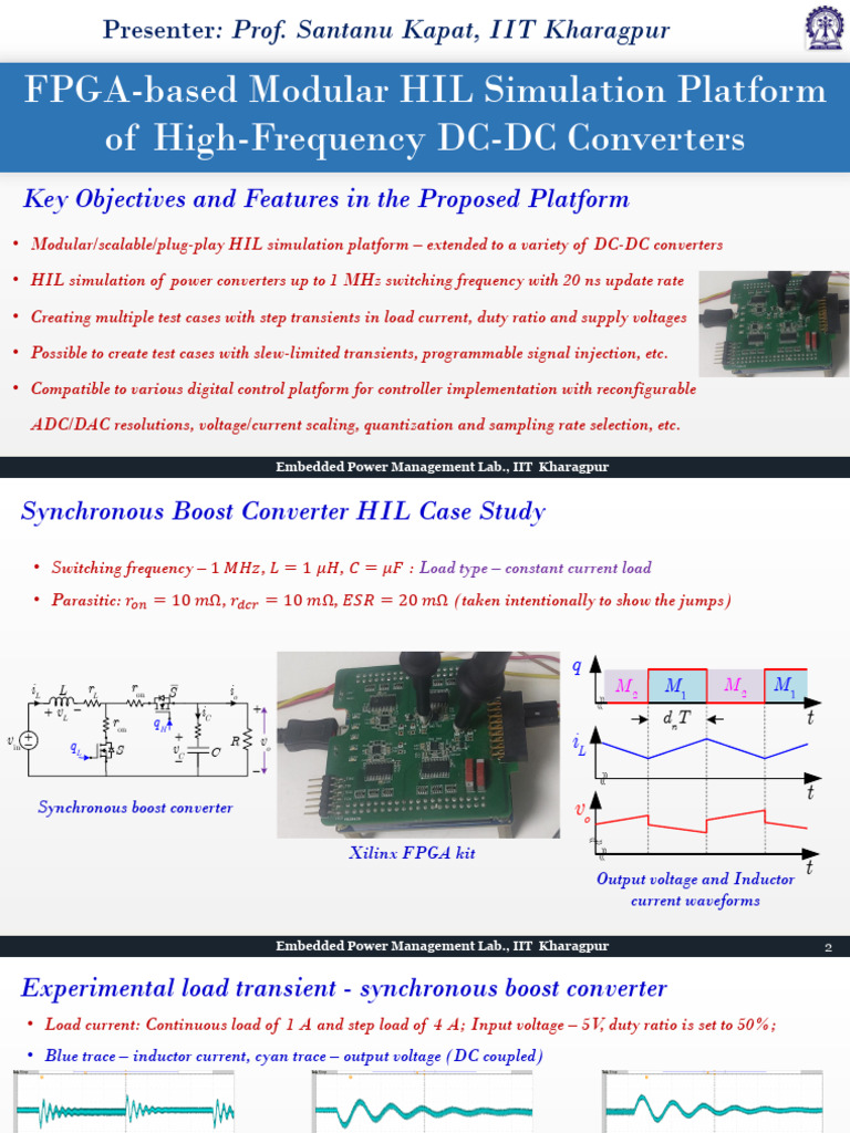 HIL Simulation of A Synchronous Boost Converter | PDF | Analog To Digital Converter | Electronics
