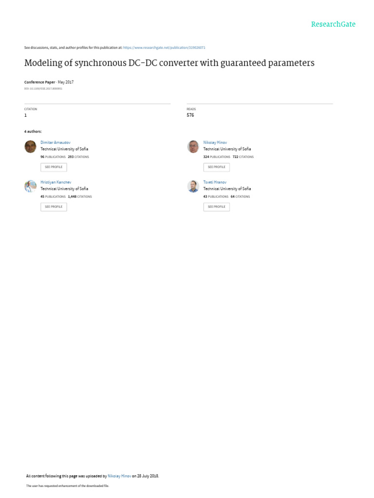 Arnaudov 2017 | PDF | Power Electronics | Electrical Engineering