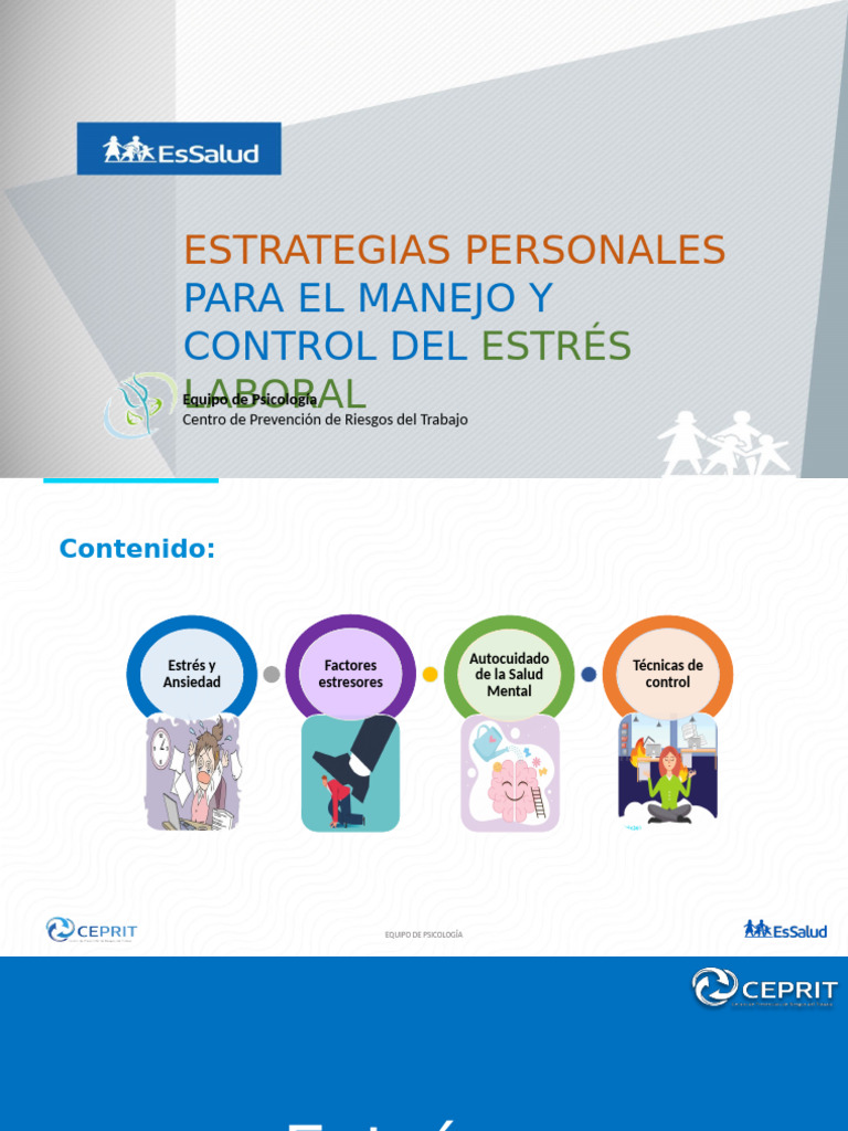 Estrategias para Controlar Estrés Laboral | PDF | Estrés (biología ...