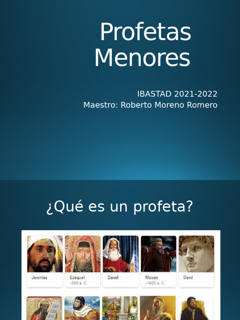 Profetas Menores 1 Pdf Jonás Profecía