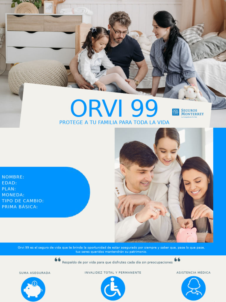 Seguro de Vida Orvi 99: Protección Vital | PDF | Seguro | Economias