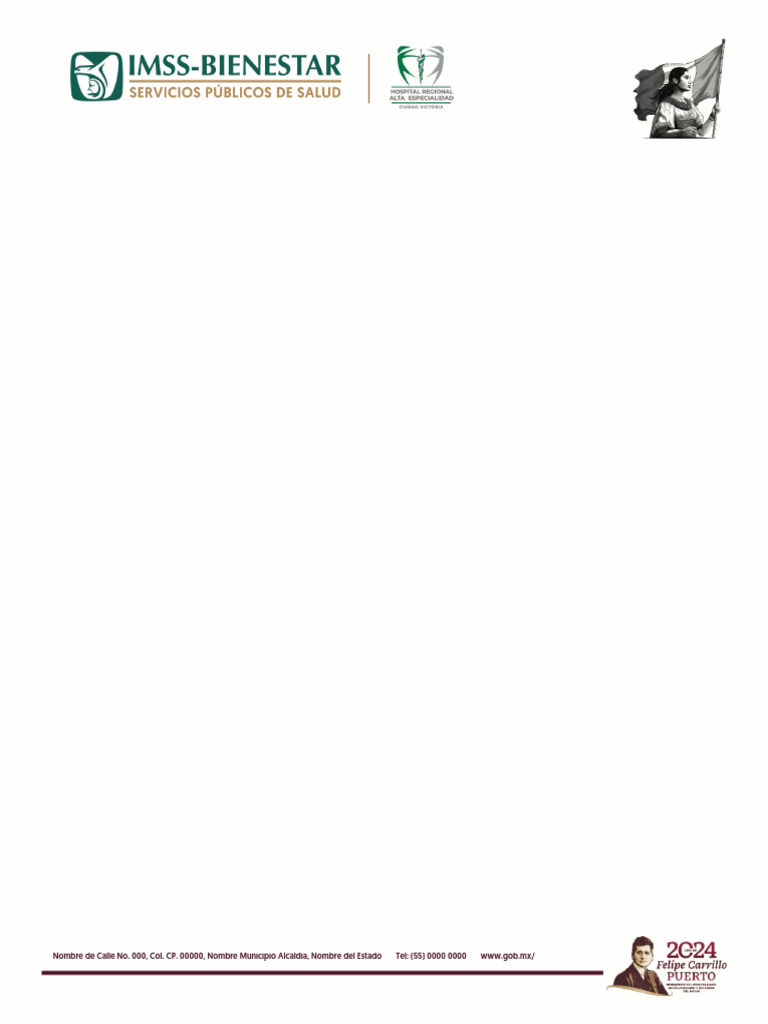 HOJA - MEMBRETADA - IMSS-BIENESTAR - Ciudad Victoria | PDF