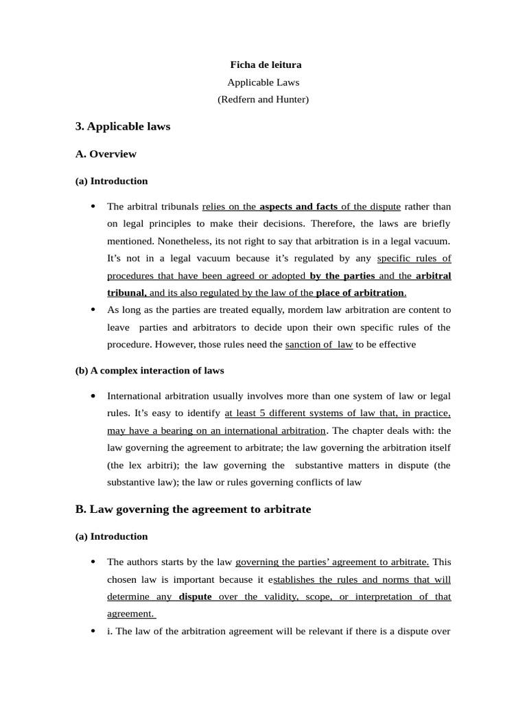 Chapter 3 | PDF | Arbitration | Arbitral Tribunal
