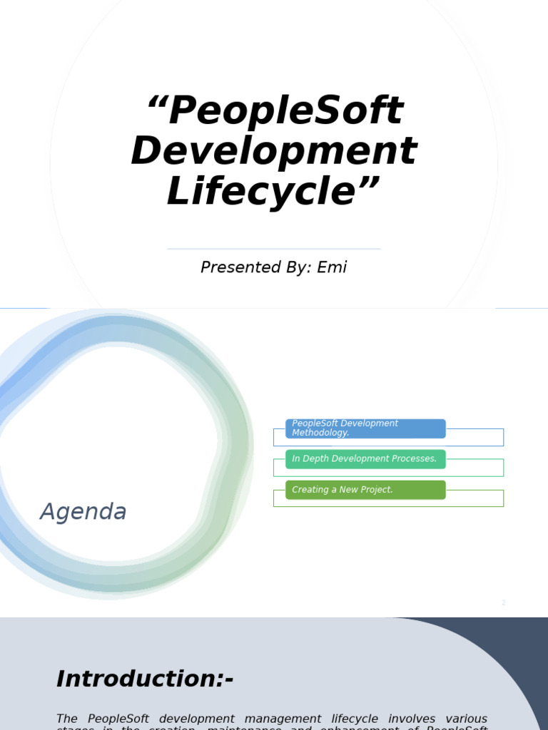 PeopleSoft Lifecycle Final Presentation | PDF | Software Development Process | Information ...