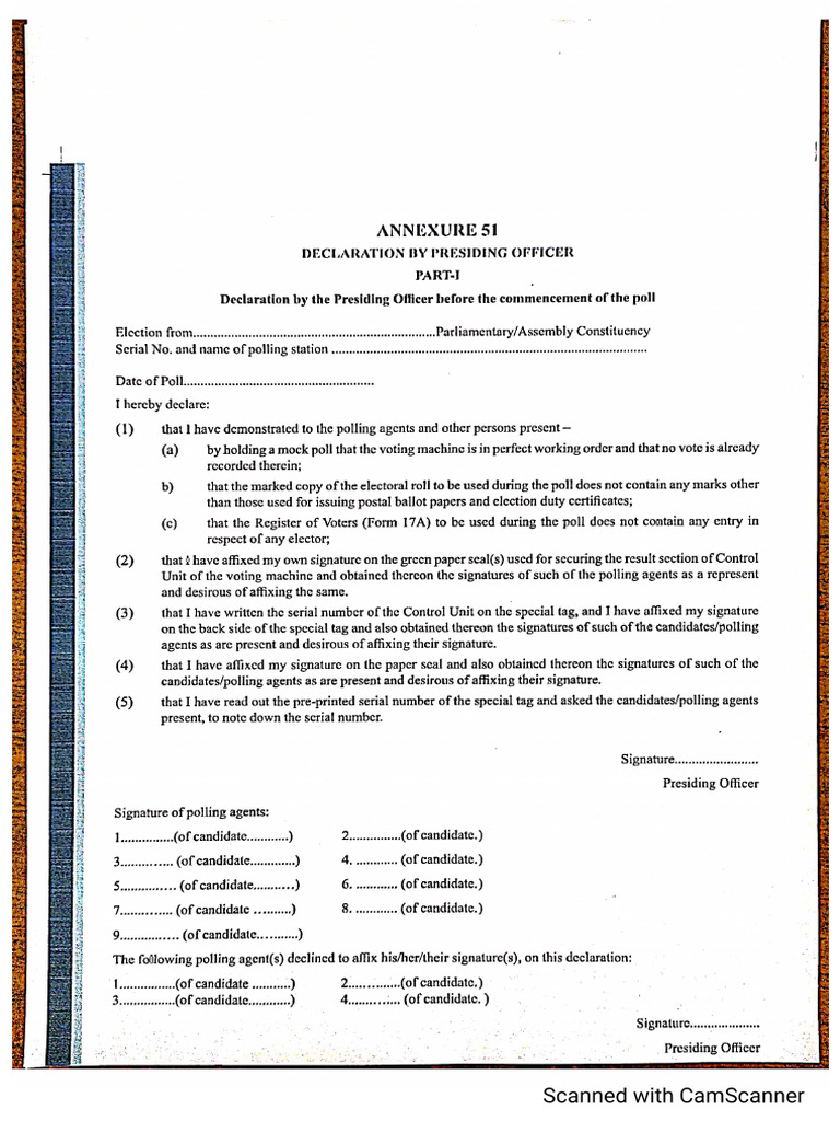 Election Forms | PDF