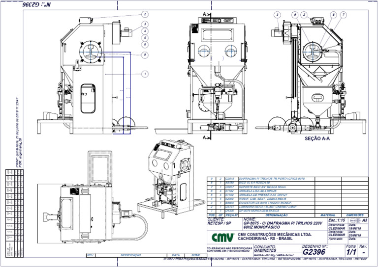 g2396 - Gp-9075 - Diafragma Trilhos - Retesp | PDF