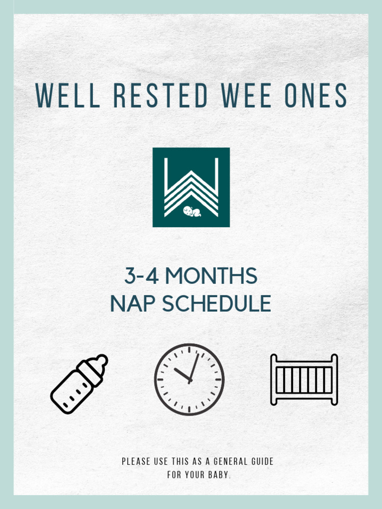 3-4_Month_Short_Nap_Schedule | PDF | Sleep | Animal Physiology