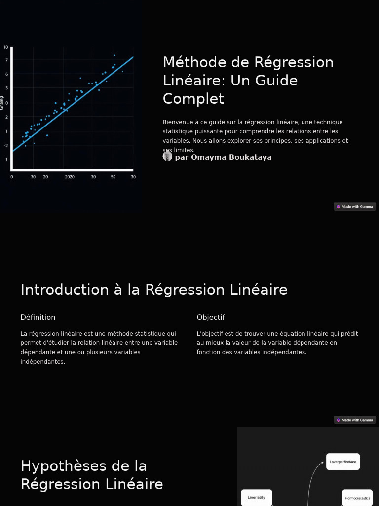 Methode-de-Regression-Lineaire-Un-Guide-Complet | PDF | Régression ...
