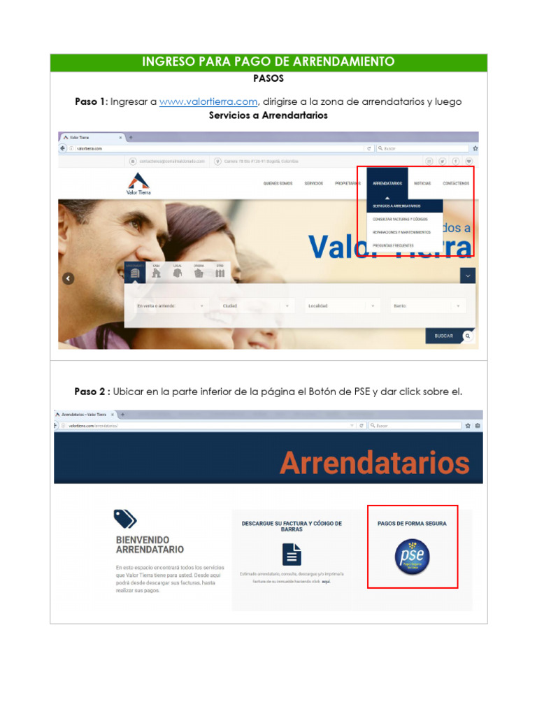 Instructivo Pago Pse | PDF