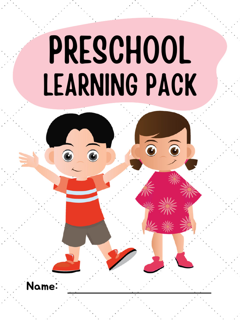 Fun and Colorful Back To School Preschool Learning Pack Worksheets | PDF