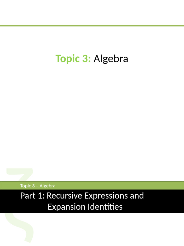 Chapter 3 Algebra Slides | PDF | Area | Mean