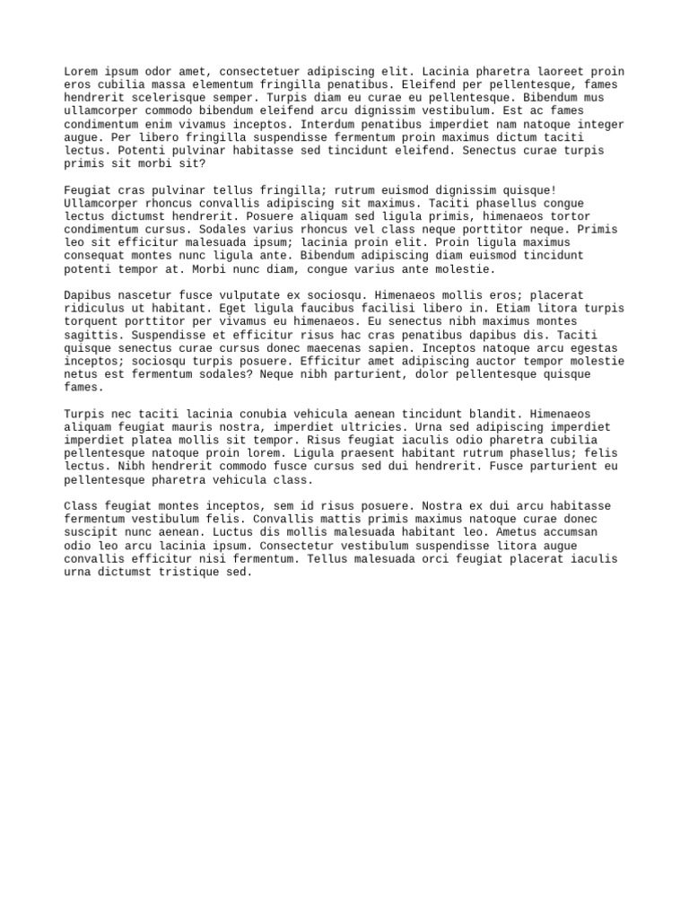 Random Lorem Ipsum | PDF