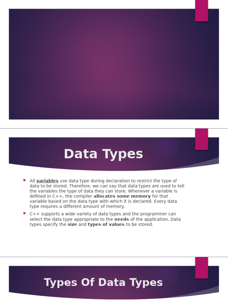 Lecture6 Data Types | PDF