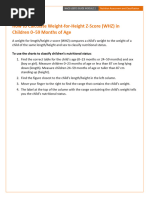 WHO Child Growth Standards - Simplified Field Tables | PDF ...