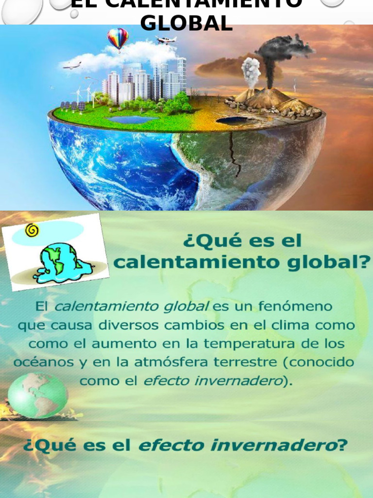 Causas del Calentamiento Global | PDF