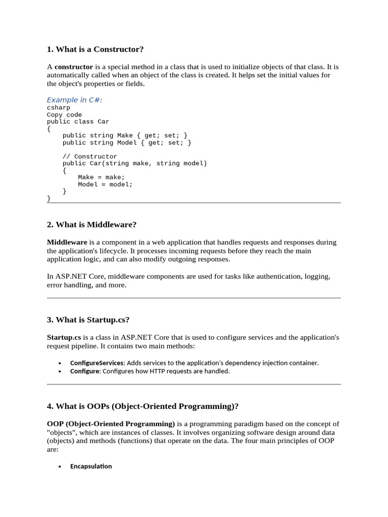 Interview Asked Questions And Answers Pdf Method Computer Programming Class Computer