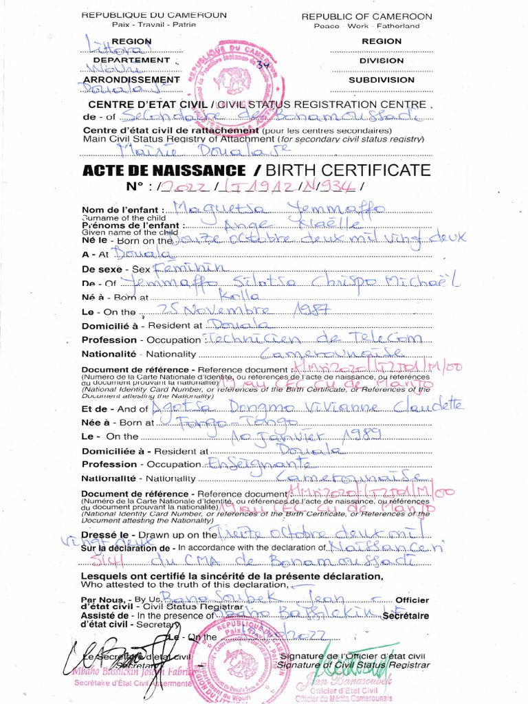 Acte Ange Naelle | PDF