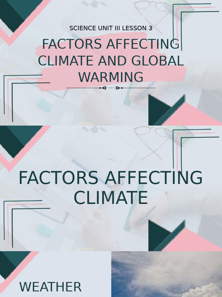 Factors Affecting Climate and Global Warming | PDF | Greenhouse Gas ...