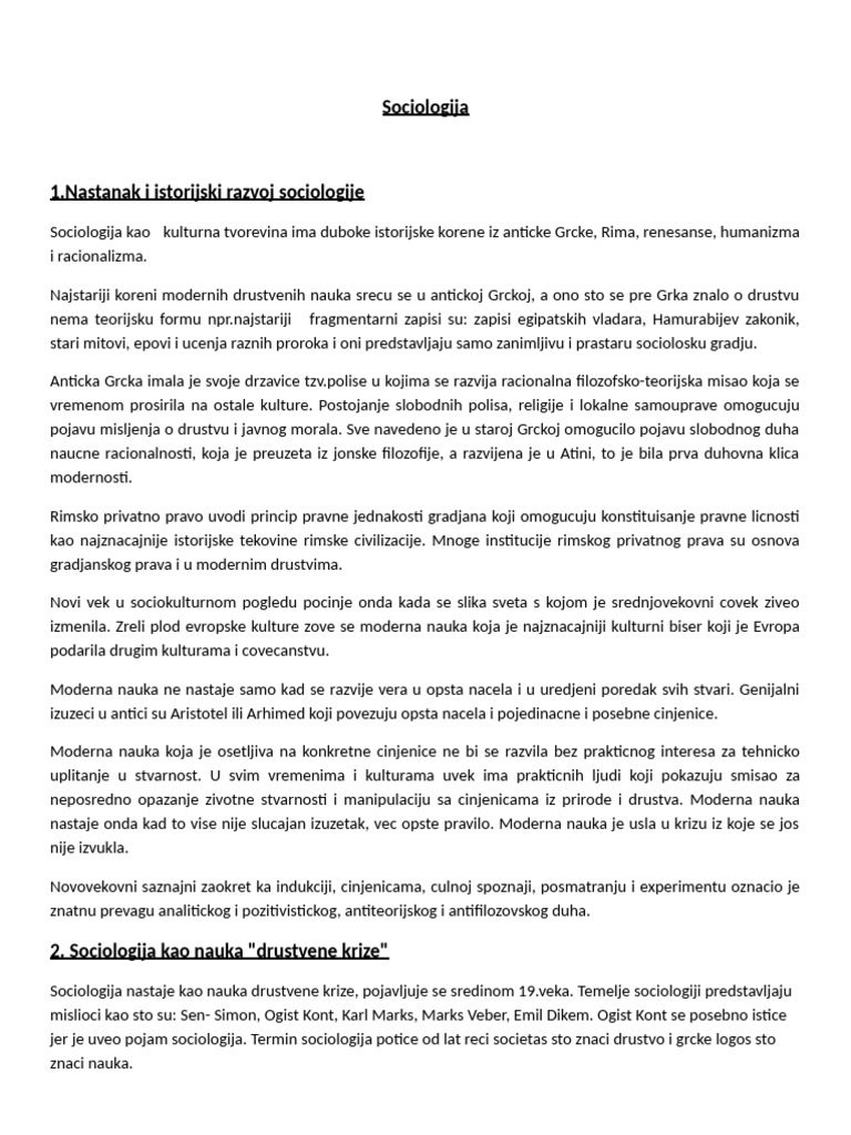 Sociologija | PDF