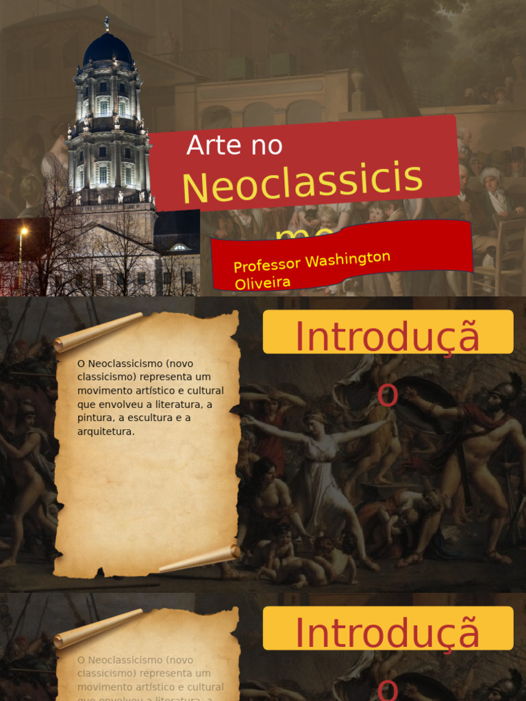 Aula 12 - Arte No Neoclassicismo | PDF | Classicismo | Estilo