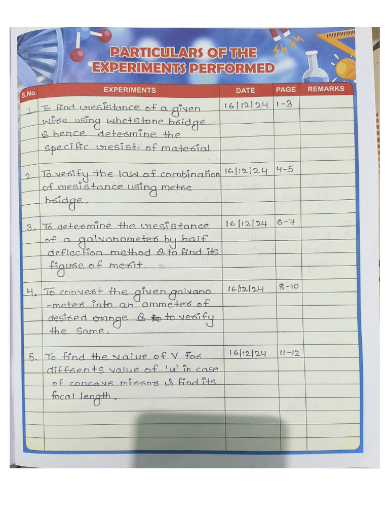Physics Practical | PDF
