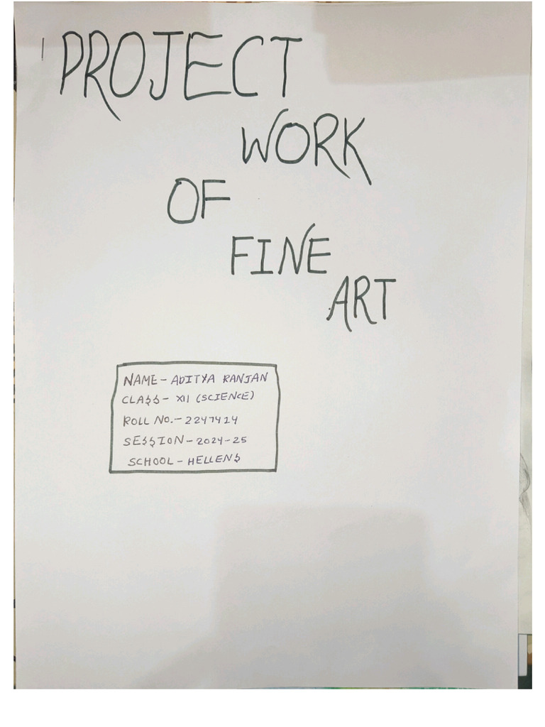 Fine Art Practical | PDF