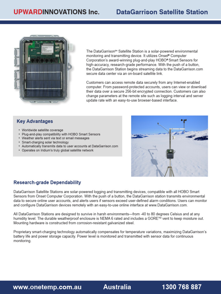 1007-DataGarrisonSatelliteStation-1 | PDF | Computer Network | Satellite