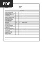 UBER Inspection Form PDF | PDF